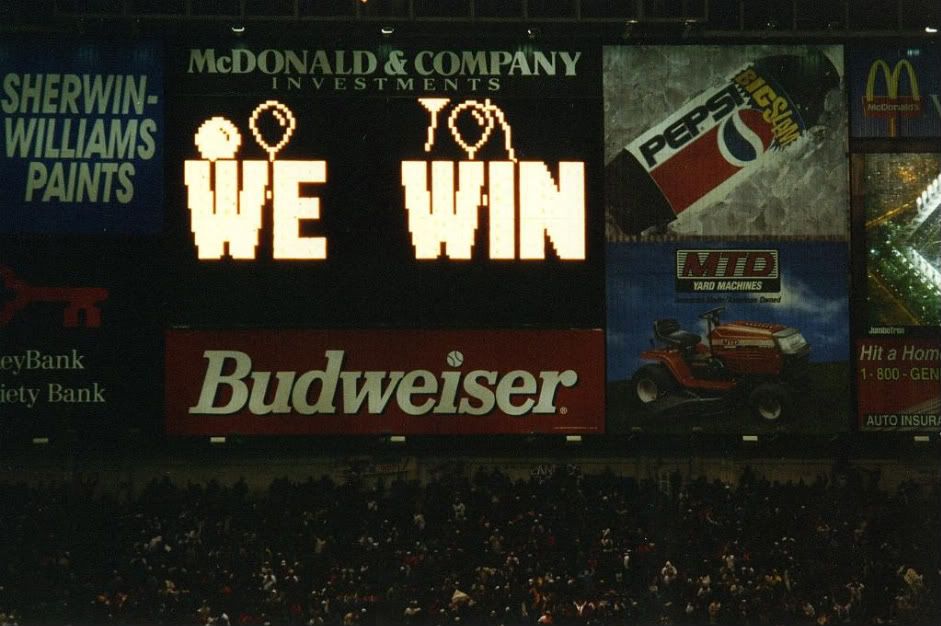 Cleveland - '95, '96, '97. A look back at three major sports events ...